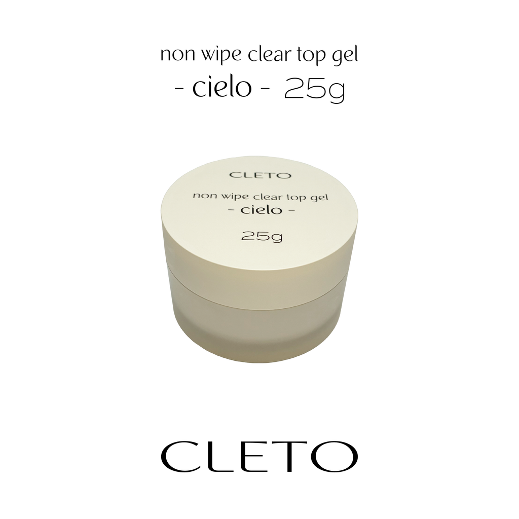 Cleto Non Wipe Clear Top Gel Cielo (25g) – Zillabeau