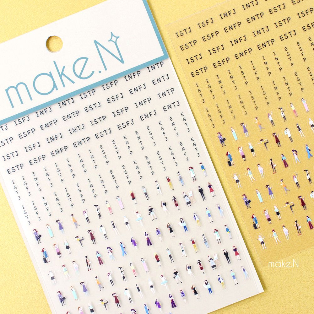 Make.N MBTI Nail Stickers – Zillabeau