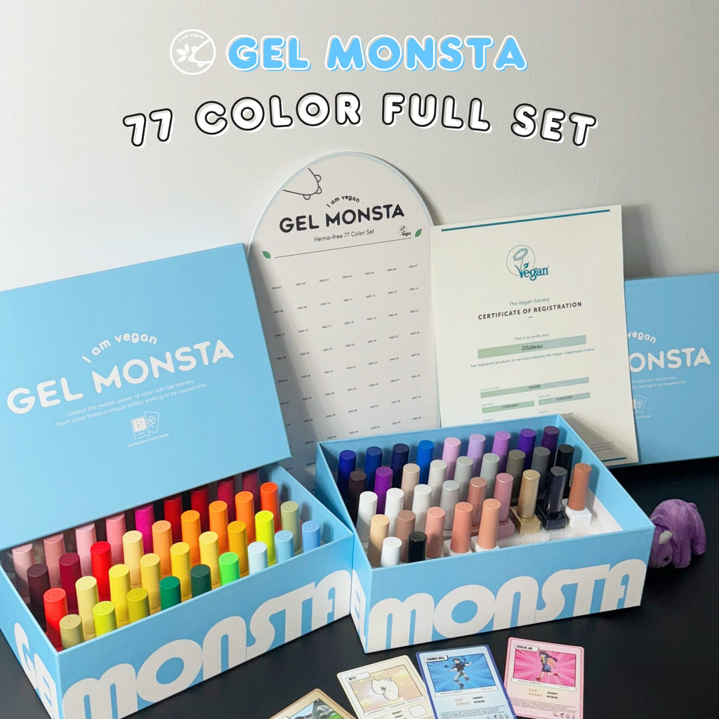 Gel Monsta 77 Color Full Set – Zillabeau